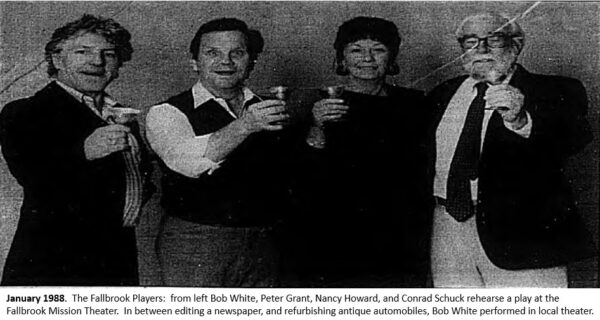 Biography of Bob White, Enterprise Editor – Fallbrook Historical Society