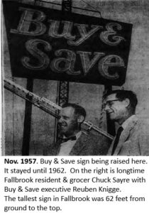 Landmark at Main Ave & Fallbrook St. – Fallbrook Historical Society